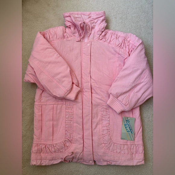 Rainbow West | Jackets & Coats | Vintage Rainbow West Pink Puffy Jacket ...